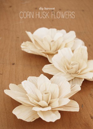 Decorating with Corn Husks
