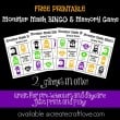 Monster Mash Bingo Printable | Free Halloween Printable