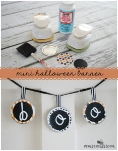 Mini Halloween Banner | Easy Halloween Decor Idea