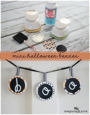 Mini Halloween Banner | Easy Halloween Decor Idea