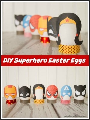 DIY Superhero Easter Eggs