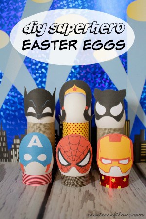 DIY Superhero Easter Eggs