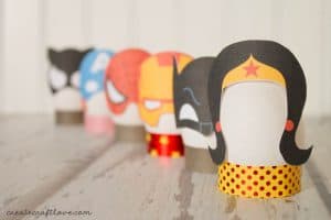 DIY Superhero Easter Eggs