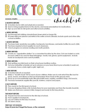 The ULTIMATE Guide to Back to School Printables