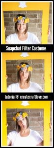 Snapchat Filter Halloween Costume - Create Craft Love