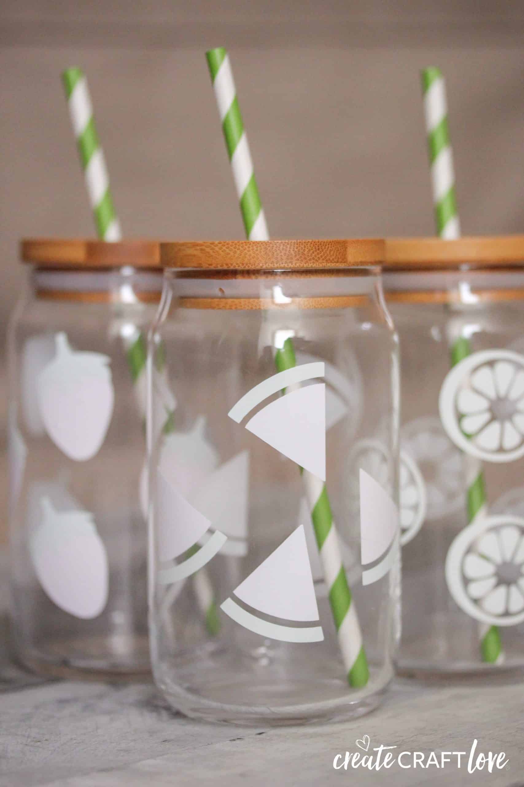 Fruit Drink Glasses with Color Changing Vinyl - Create Craft Love